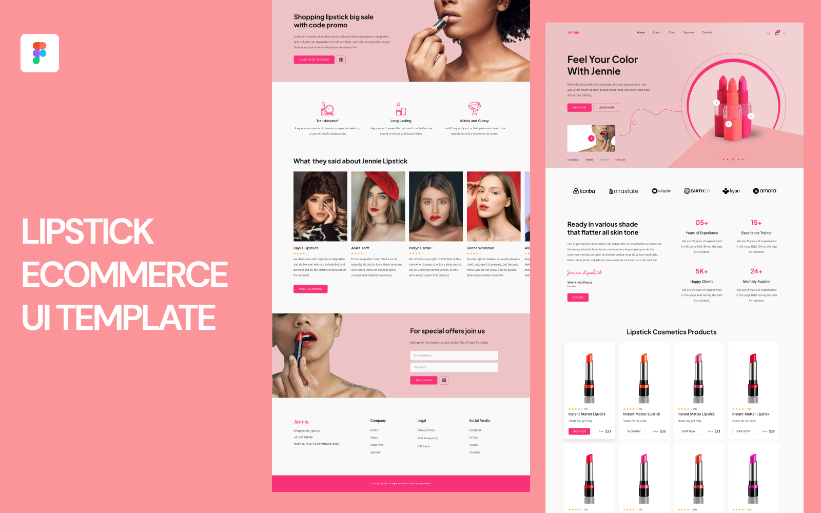Lipstick eCommerce UI Template #319730 - TemplateMonster