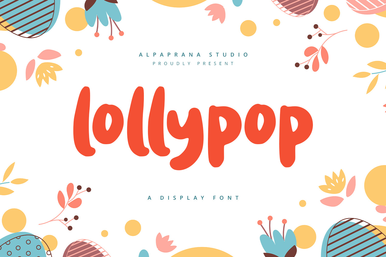 Lollypop - Playful Display Font #322934 - TemplateMonster