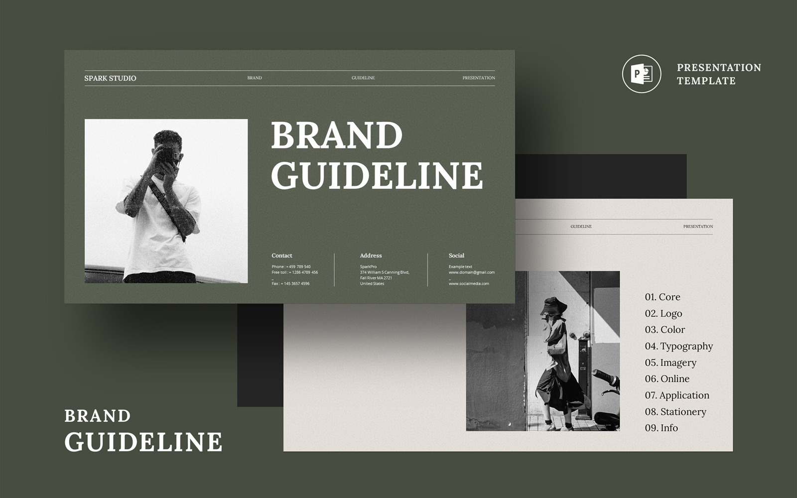 Corporate Brand Guideline Presentation - TemplateMonster