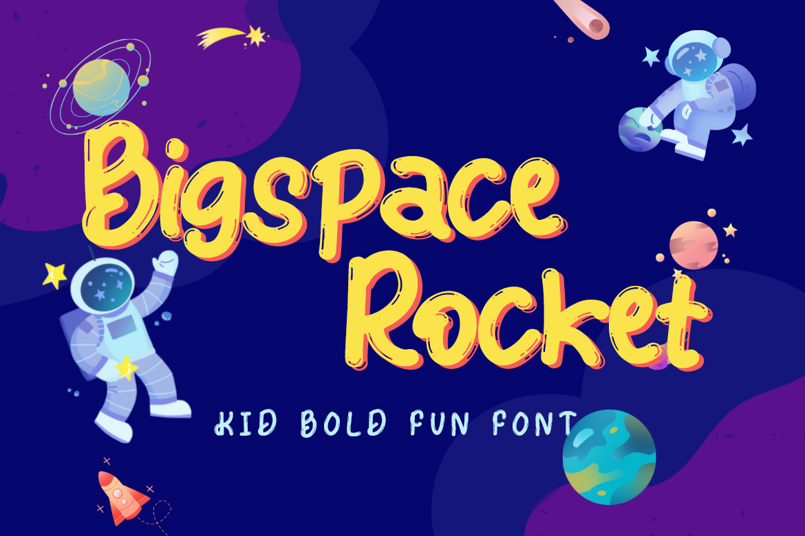 Buzkid - Kids Bold Fun Font #323775 - TemplateMonster