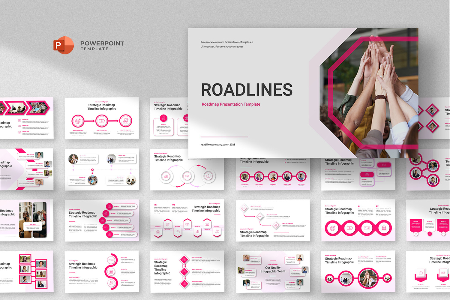 Linee guida - Modello Powerpoint della tabella di marcia del progetto
