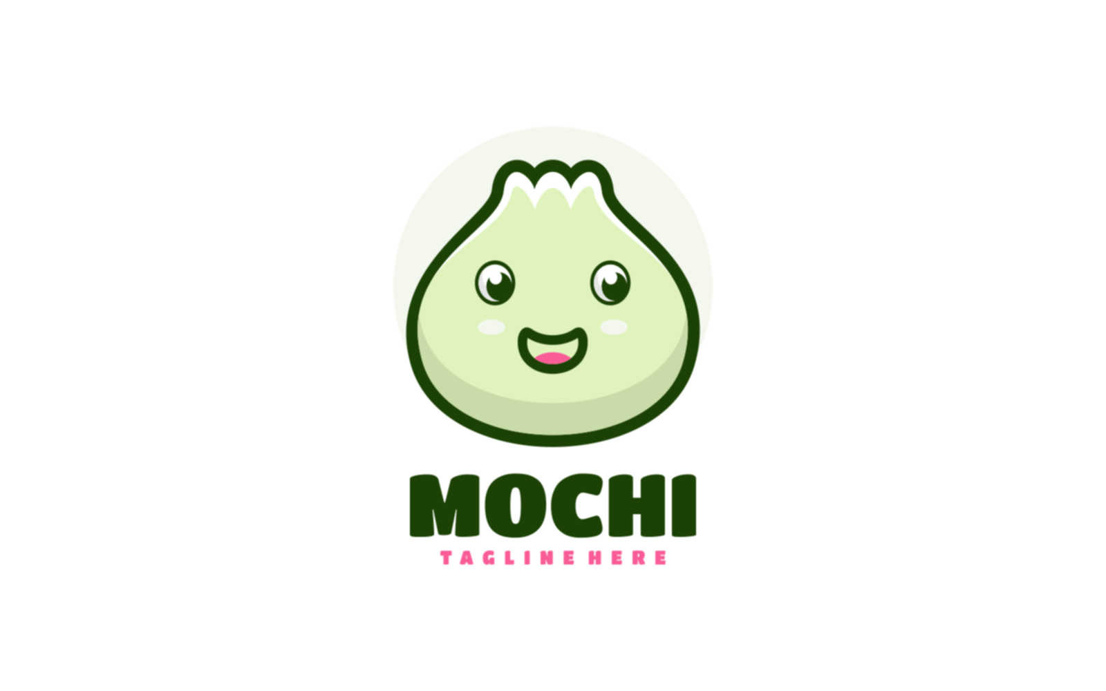 Mochi Mascot Cartoon Logo #325781 - TemplateMonster