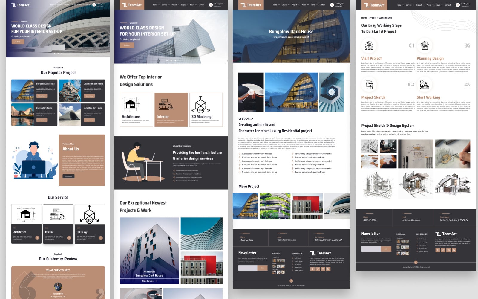 Architecture & Interior Design Figma Template