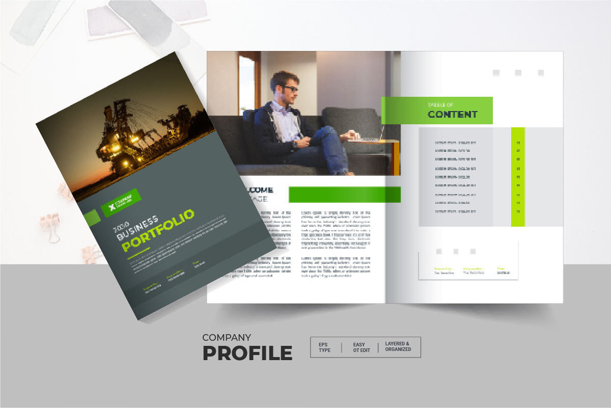 Multipurpose Company Profile Modern Template design