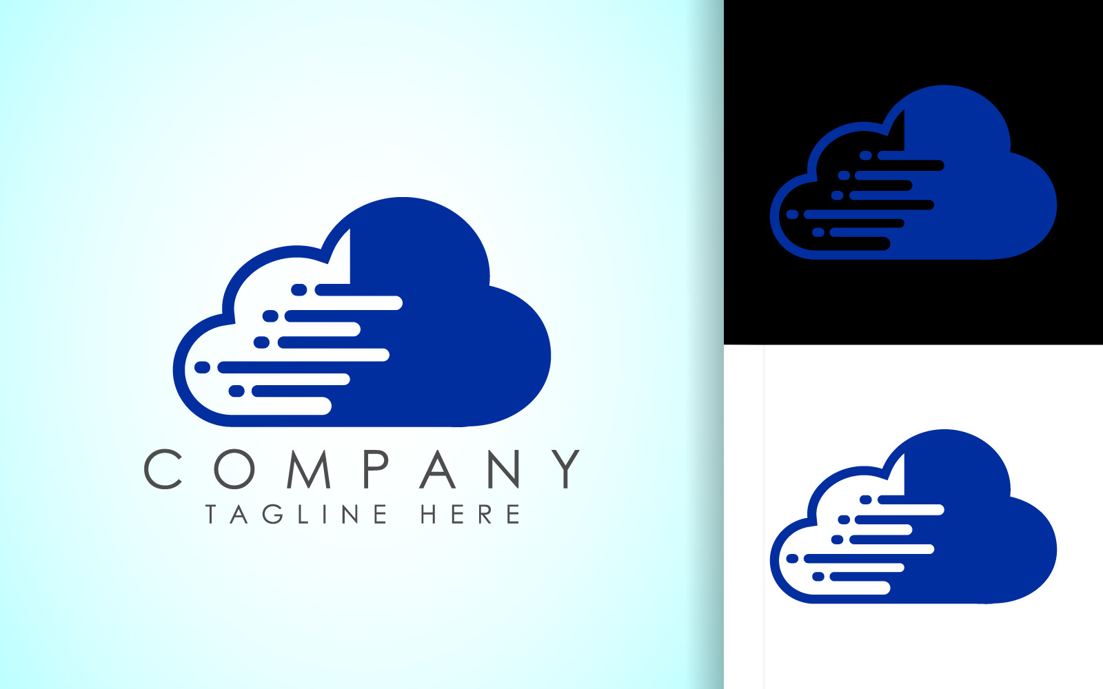 Cloud logo design vector template9 #328879 - TemplateMonster