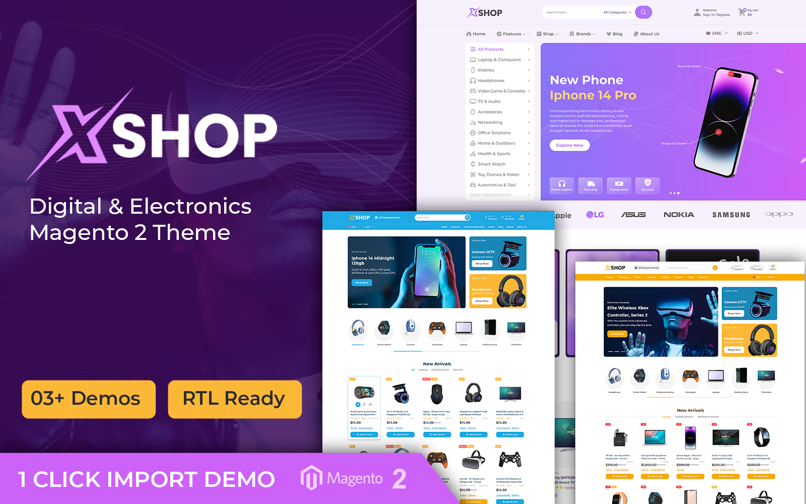 XShop - Multipurpose Responsive Magento 2 Theme