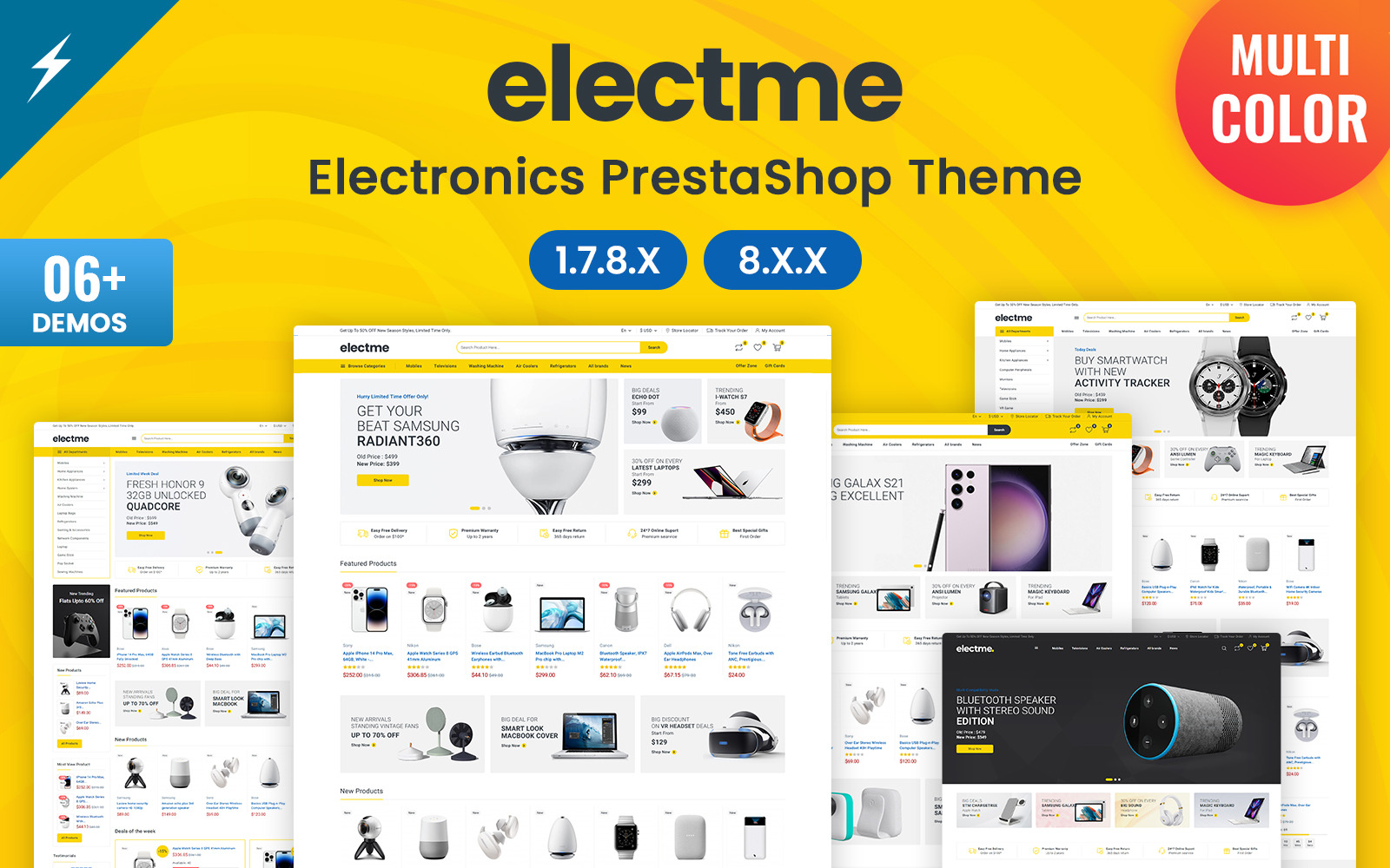 Electme - Electronics PrestaShop Theme - TemplateMonster