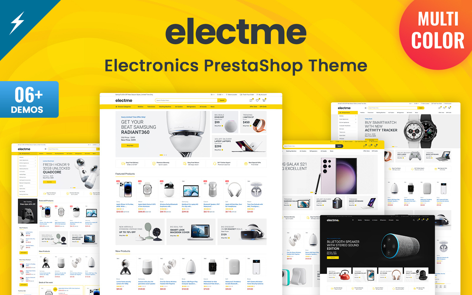 Electme - Electronics PrestaShop Theme - TemplateMonster