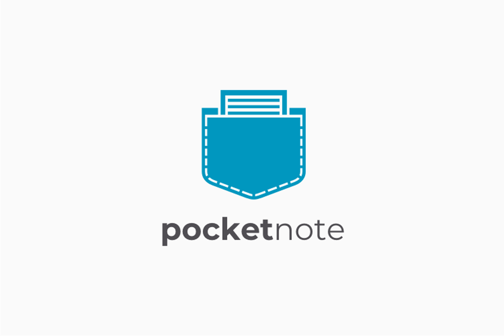 Pocket Note Logo Template #329794 - TemplateMonster