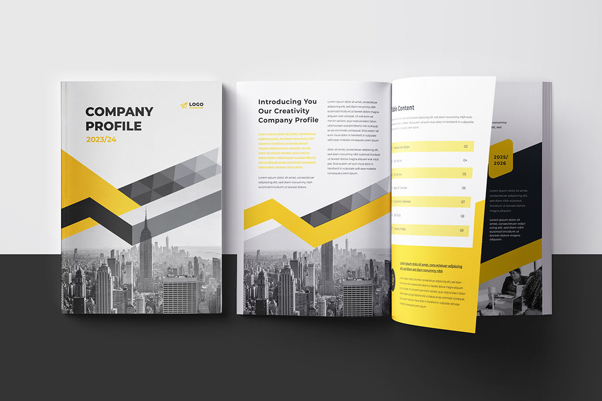 Creative Company Profile Template #331580 - TemplateMonster