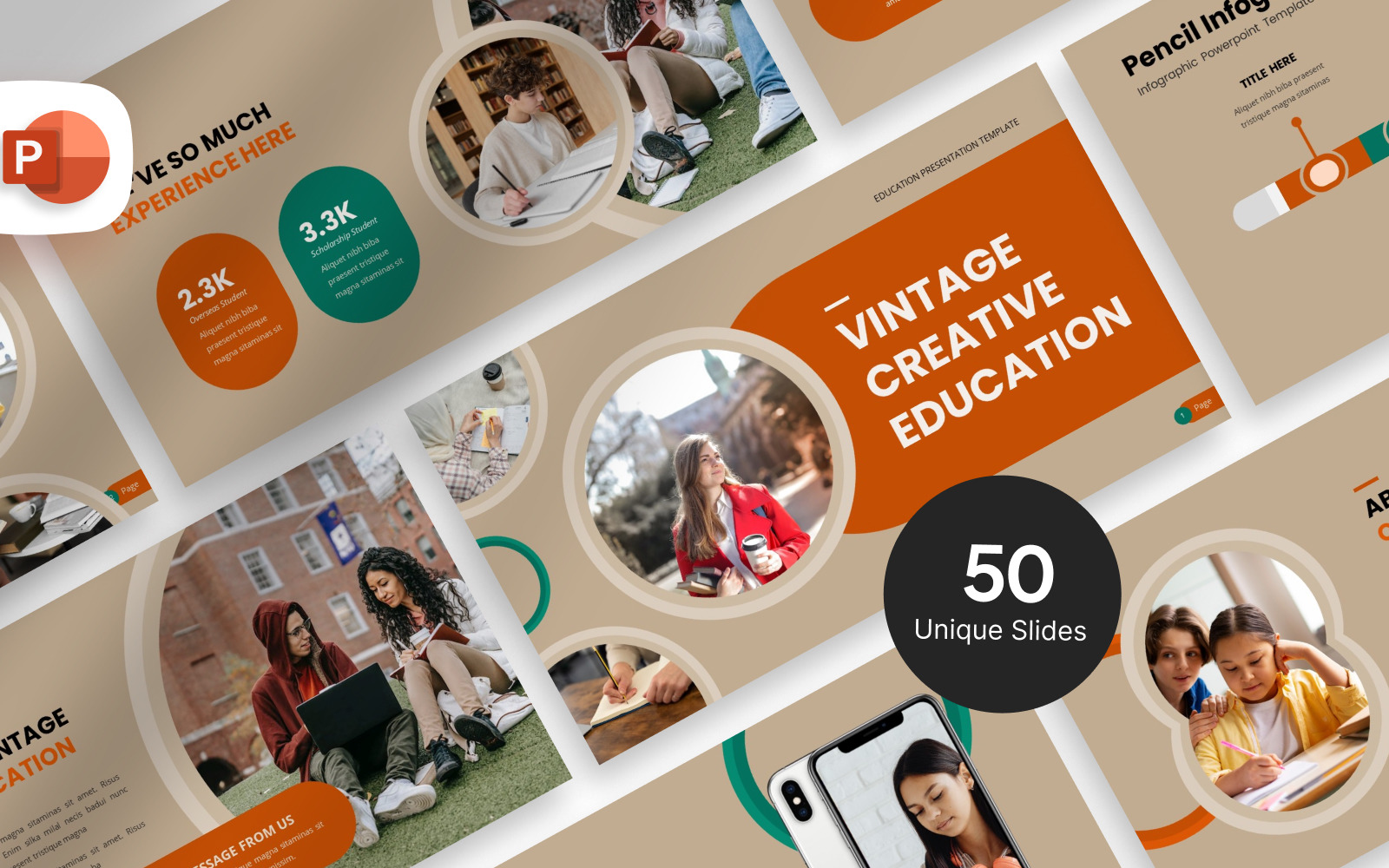 Vintage Creative Education Presentation Template