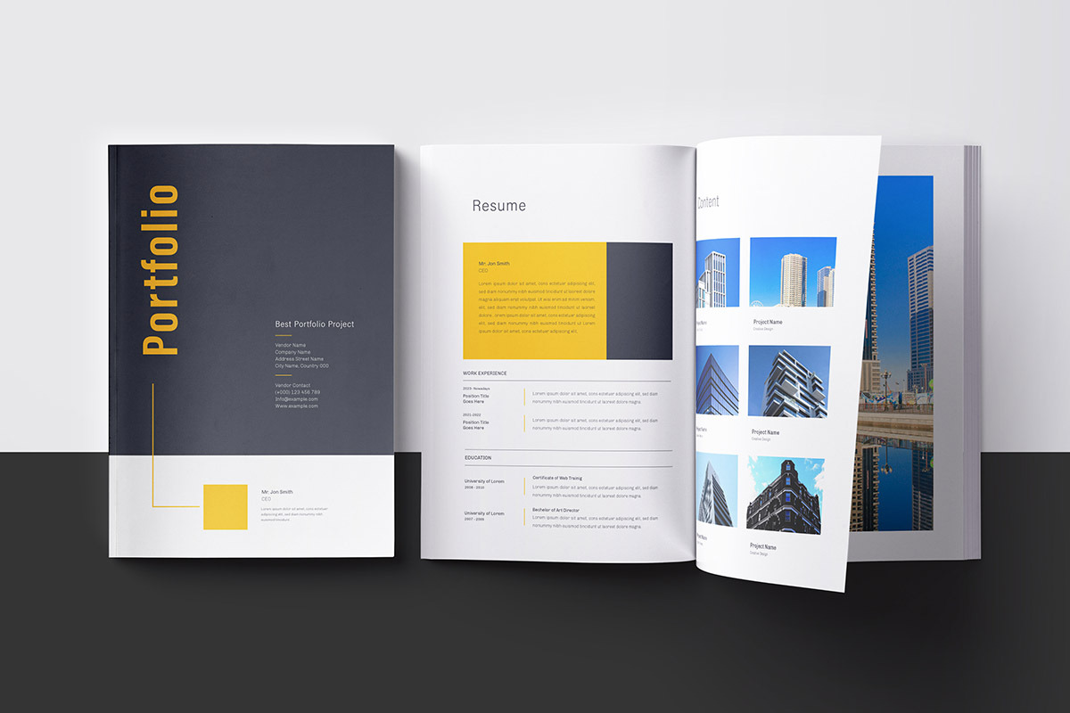 Clean and Simple Portfolio Template #332953 - TemplateMonster