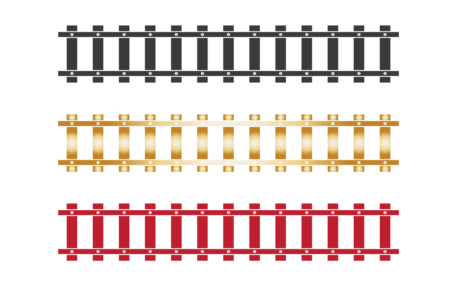 Train track railway design element template v12