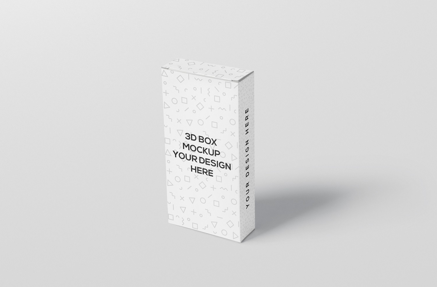 Slim High Rectangle Box Mockup 2 #334589 - TemplateMonster