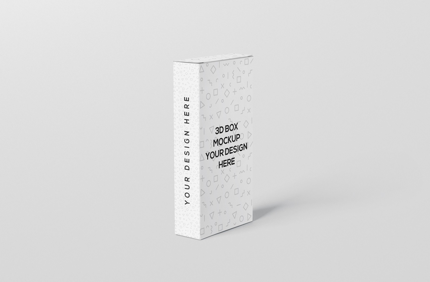 Slim High Rectangle Box Mockup 4 #334591 - TemplateMonster