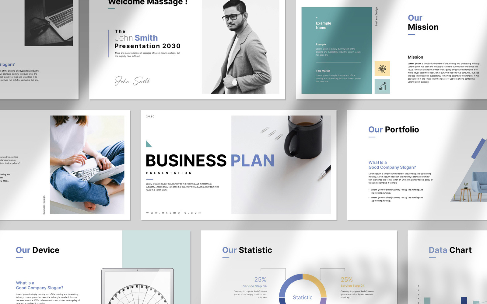 Smart Business Plan Presentation #335156 - TemplateMonster