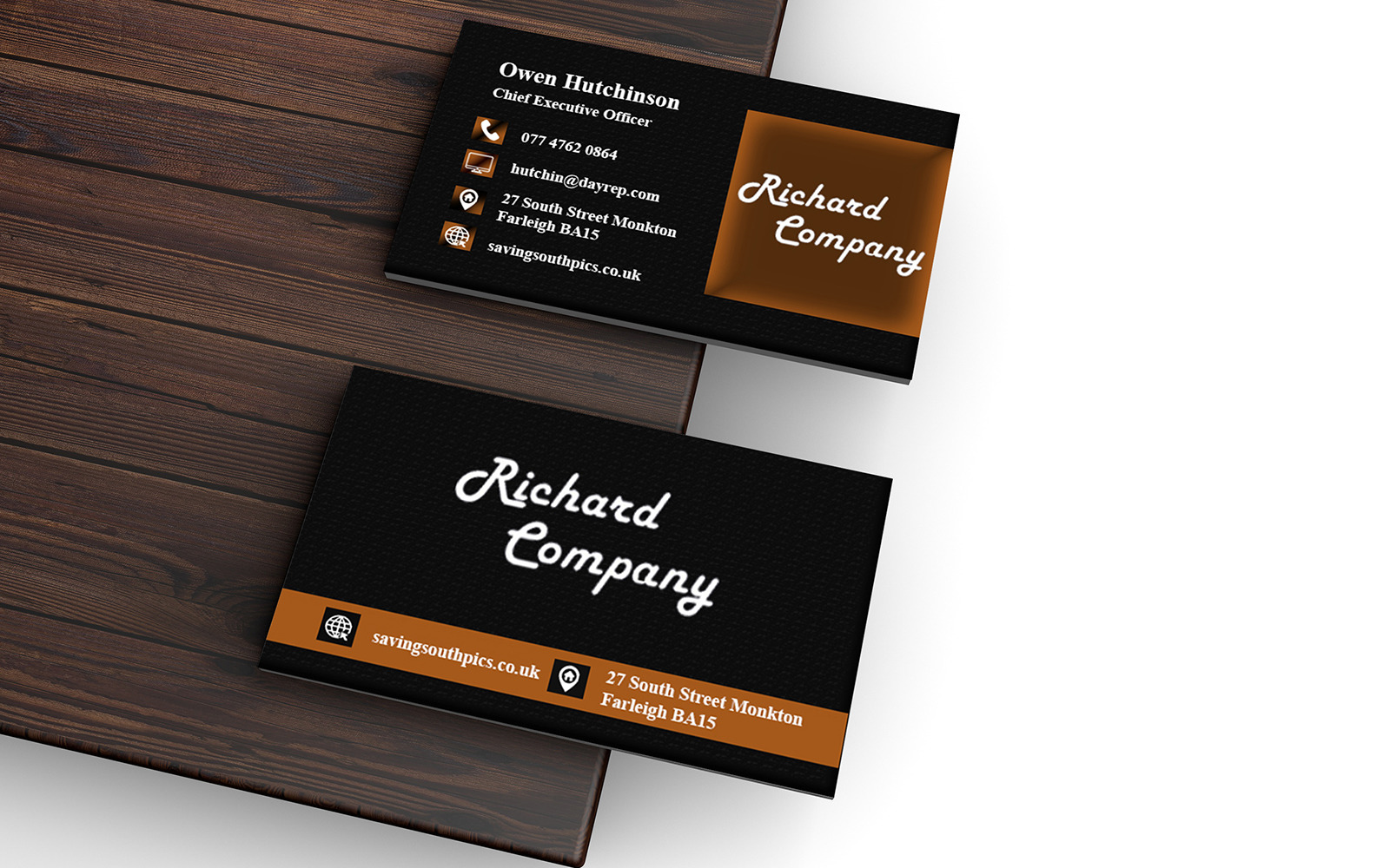 Professional Business Card - Visiting card - TemplateMonster