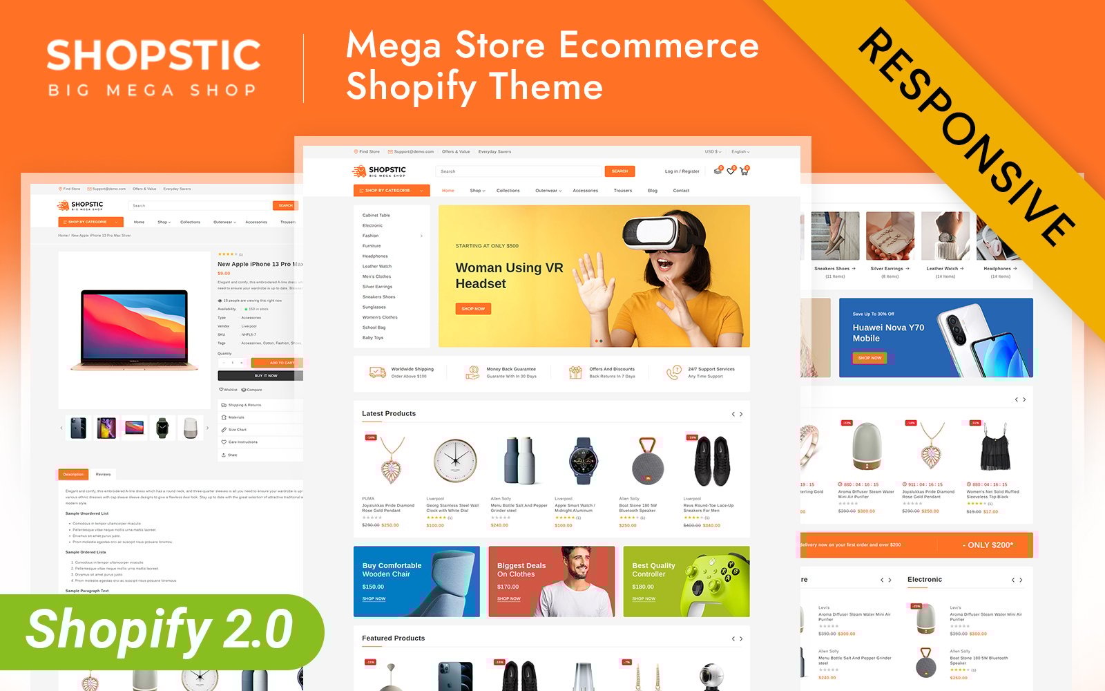 Shopstic - Mega Store Shopify 2.0 Responsive Theme