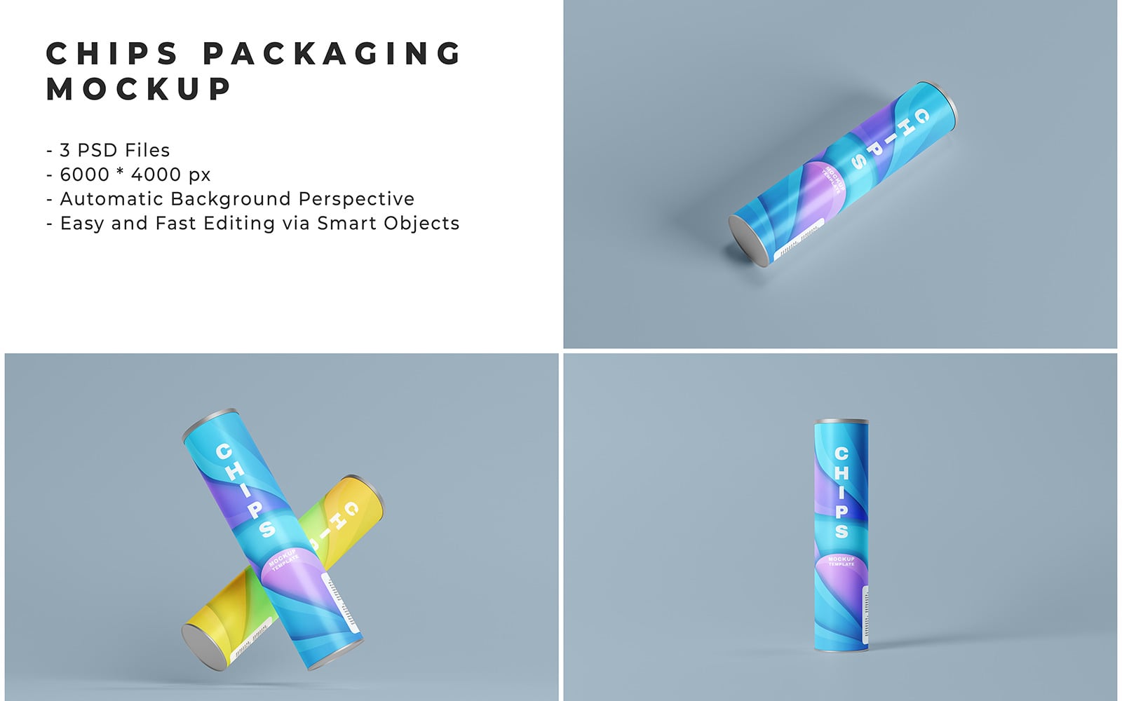 Chips Packaging Mockup Template #336193 - TemplateMonster