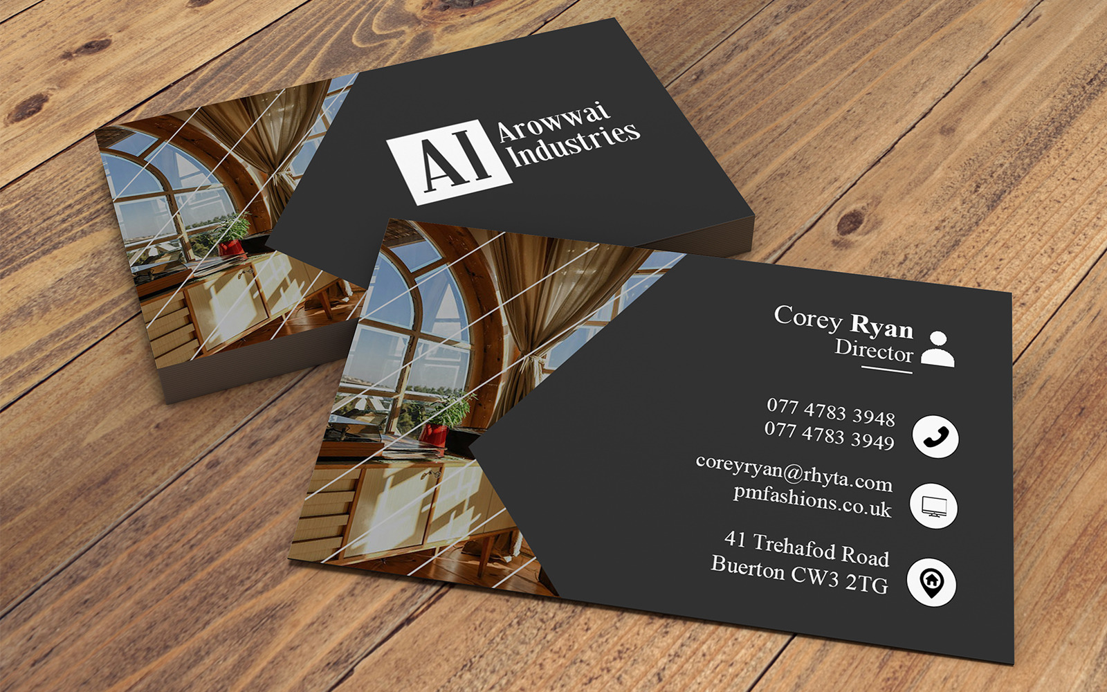 Minimal Visiting Card Template #336952 - TemplateMonster