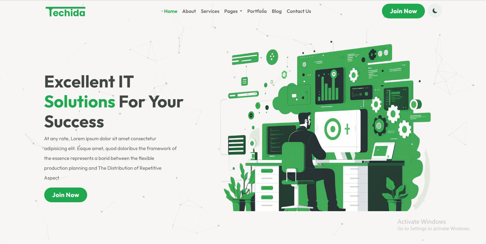 Techida | IT Solutions Business Services Responsive HTML5 Bootstrap5 template
