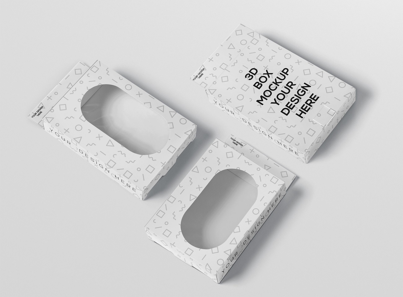 Box Packaging - Window Box Packaging Mockup 2