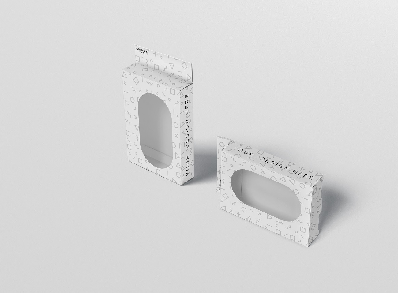 Box Packaging - Window Box Packaging Mockup 4