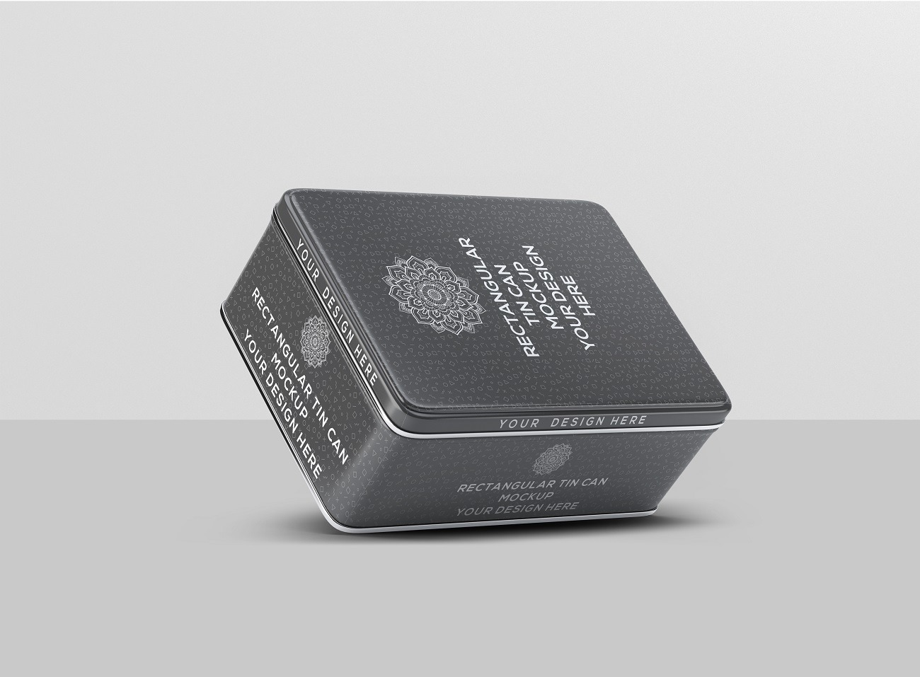 Tin Can - Rectangular Tin Can Mockup 7 - TemplateMonster