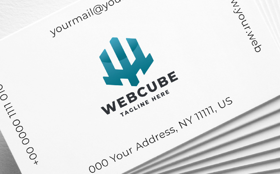 Web Cube Pro Logo Template #337873 - TemplateMonster