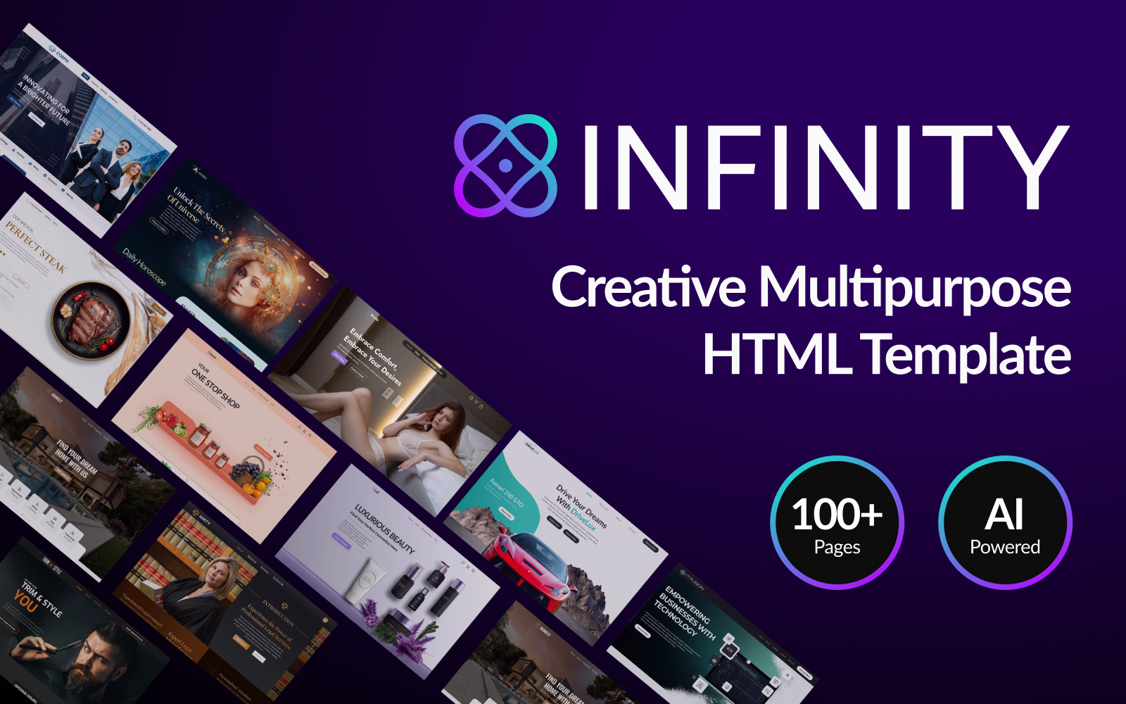 Multipurpose Infinity - AI Based HTML Bootstrap Website Template