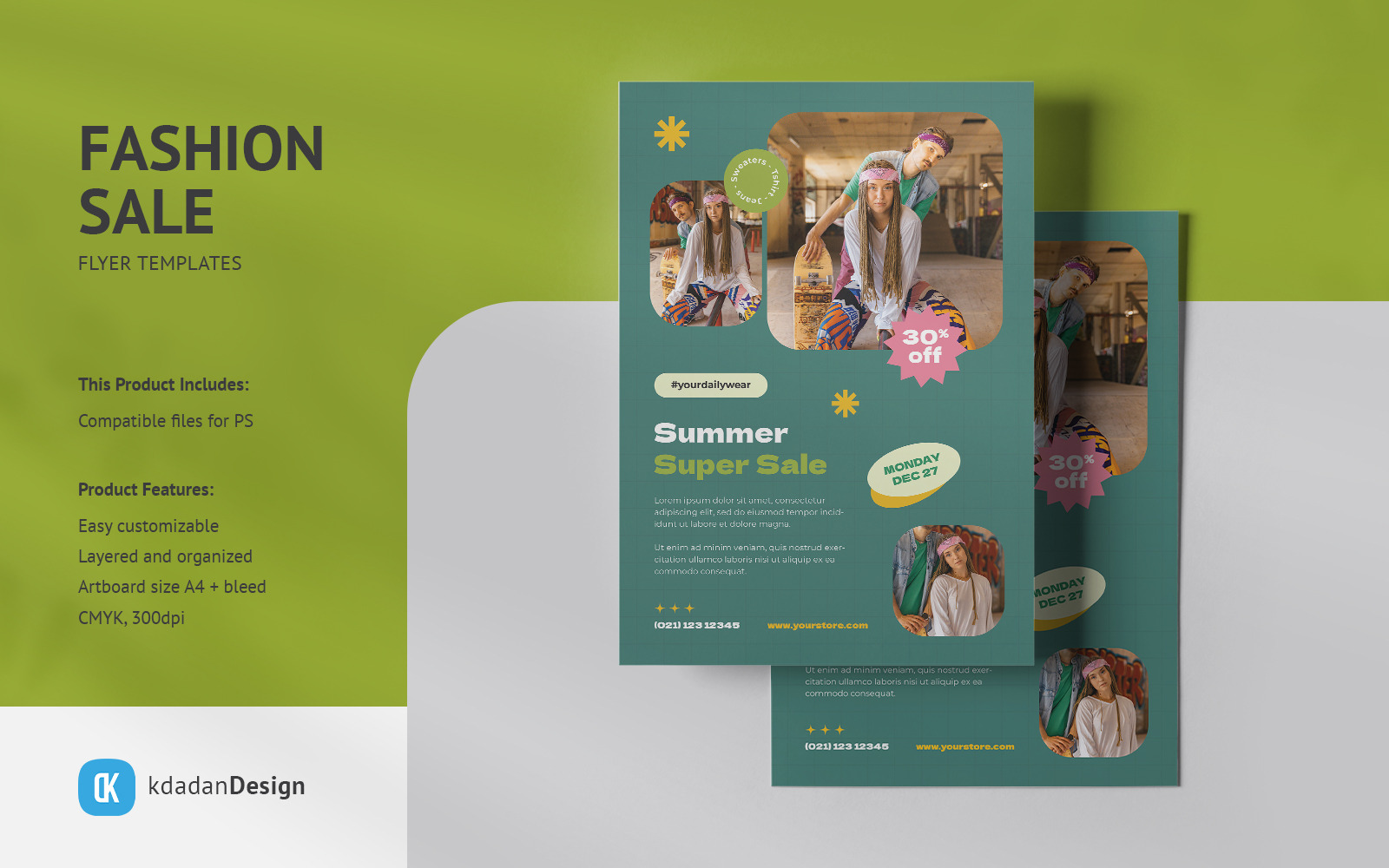 Fashion Flyer Set PSD Templates Vol 09 - TemplateMonster