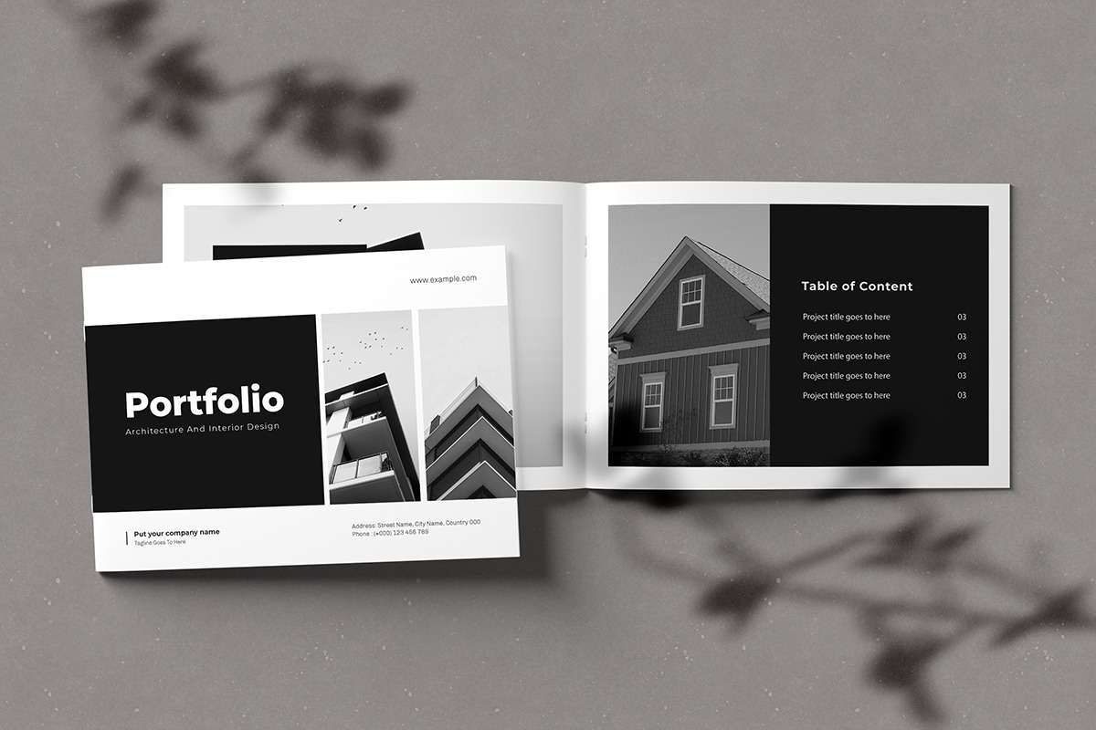 Modern Portfolio Layout Template #340240 - TemplateMonster