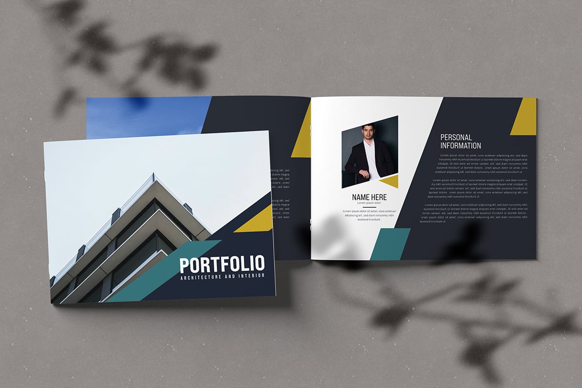 Modern Portfolio Template Layout. #340262 - TemplateMonster
