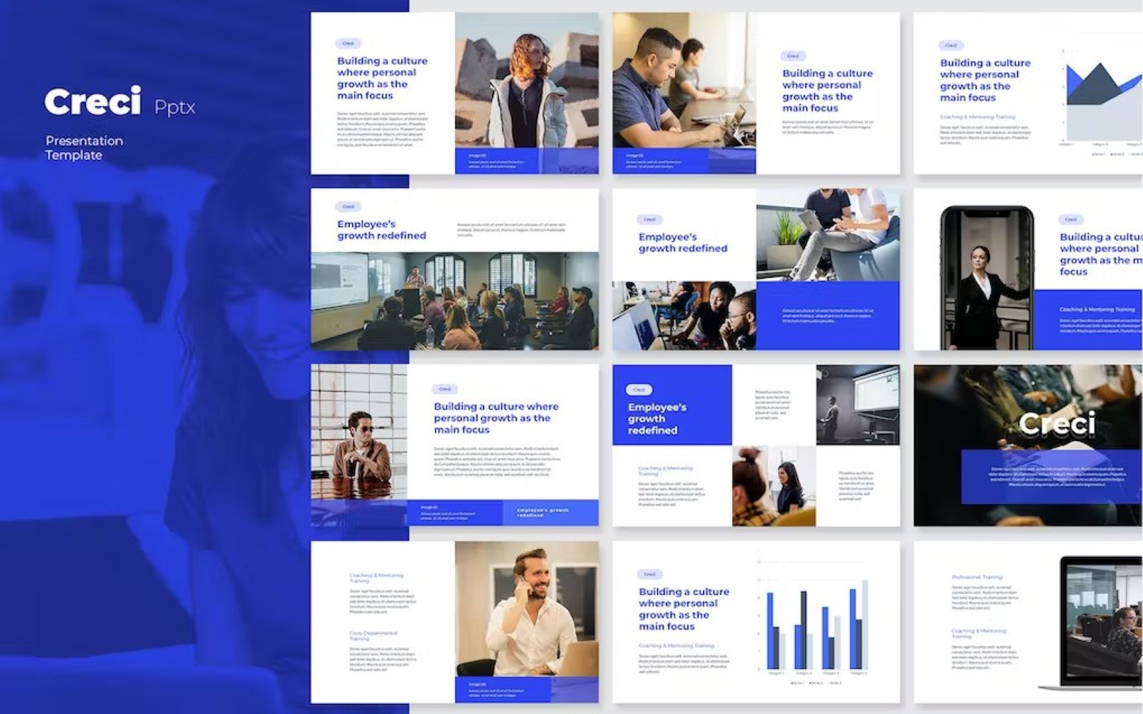 CRECI - Tech Business Powerpoint Template - TemplateMonster