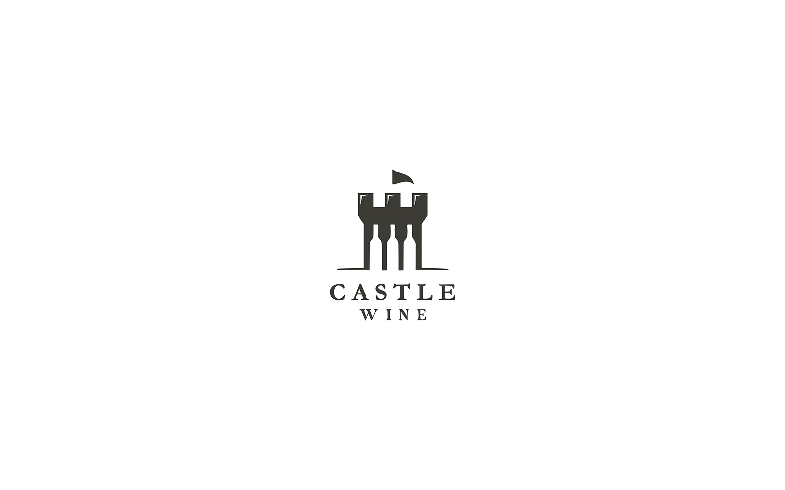 Castle Wine Logo Vector - Castle Wine Logo Vector
