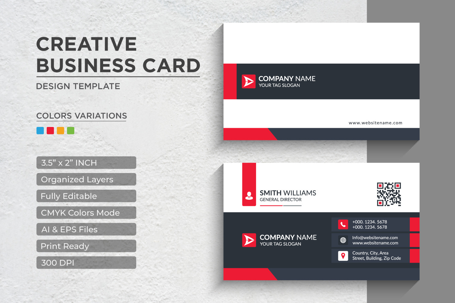 Modern and Creative Business Card Design - Corporate Identity Template ...