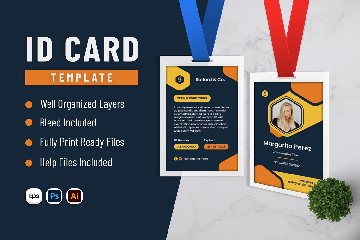 Creative Team ID Card Template #342947 - TemplateMonster