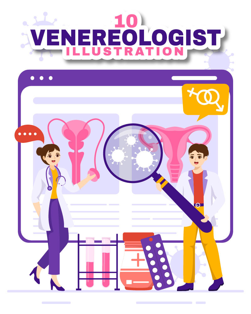 10 Venereologist Diagnostic Illustration - TemplateMonster