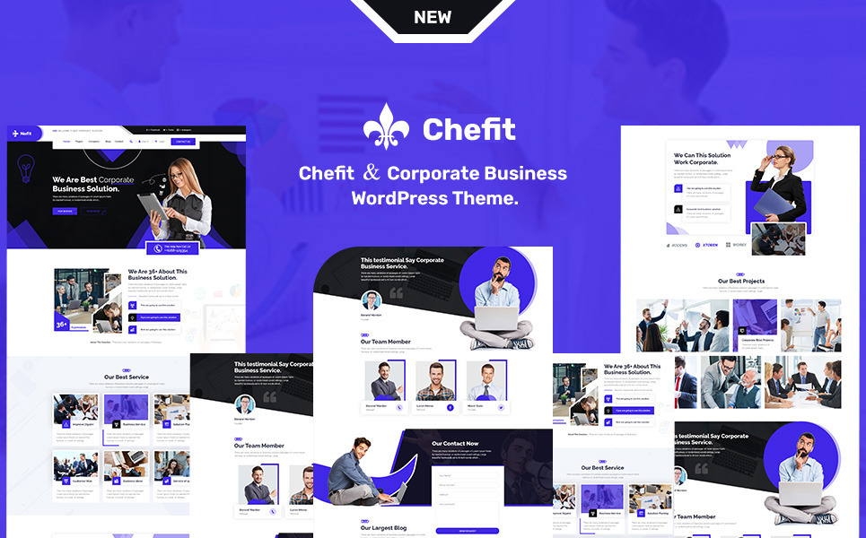Chifit and Corporate Business Responsive WordPress Theme