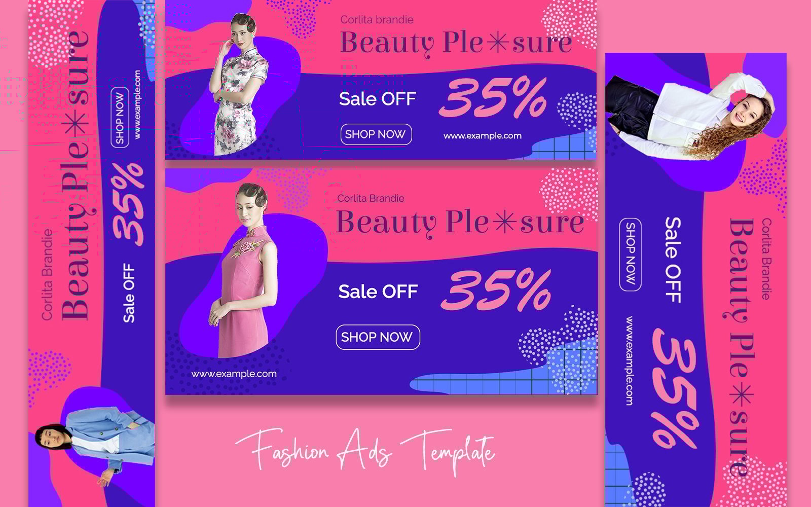 Benner social Media Ads Promotion Template - TemplateMonster