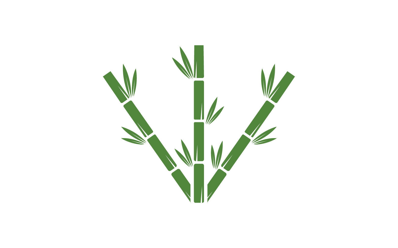 Bamboo tree logo vector v21 #348637 - TemplateMonster