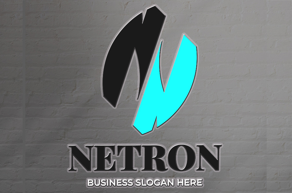 Netron - Letter N Logo Template #348868 - TemplateMonster