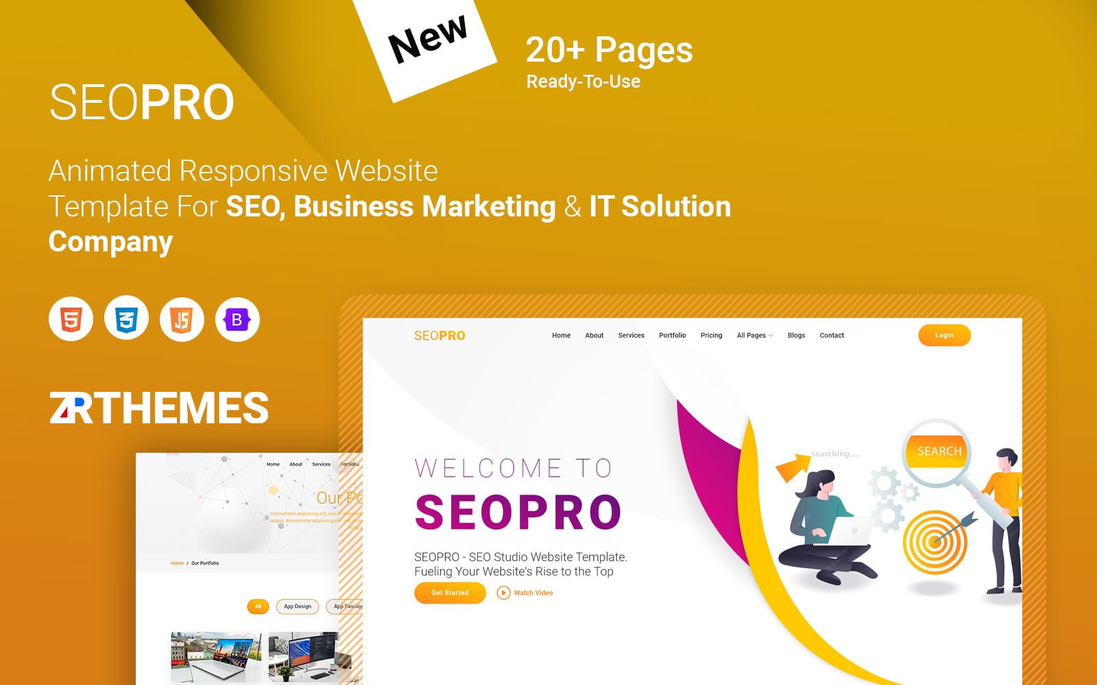 SEOPRO - SEO Studio Website Template - TemplateMonster
