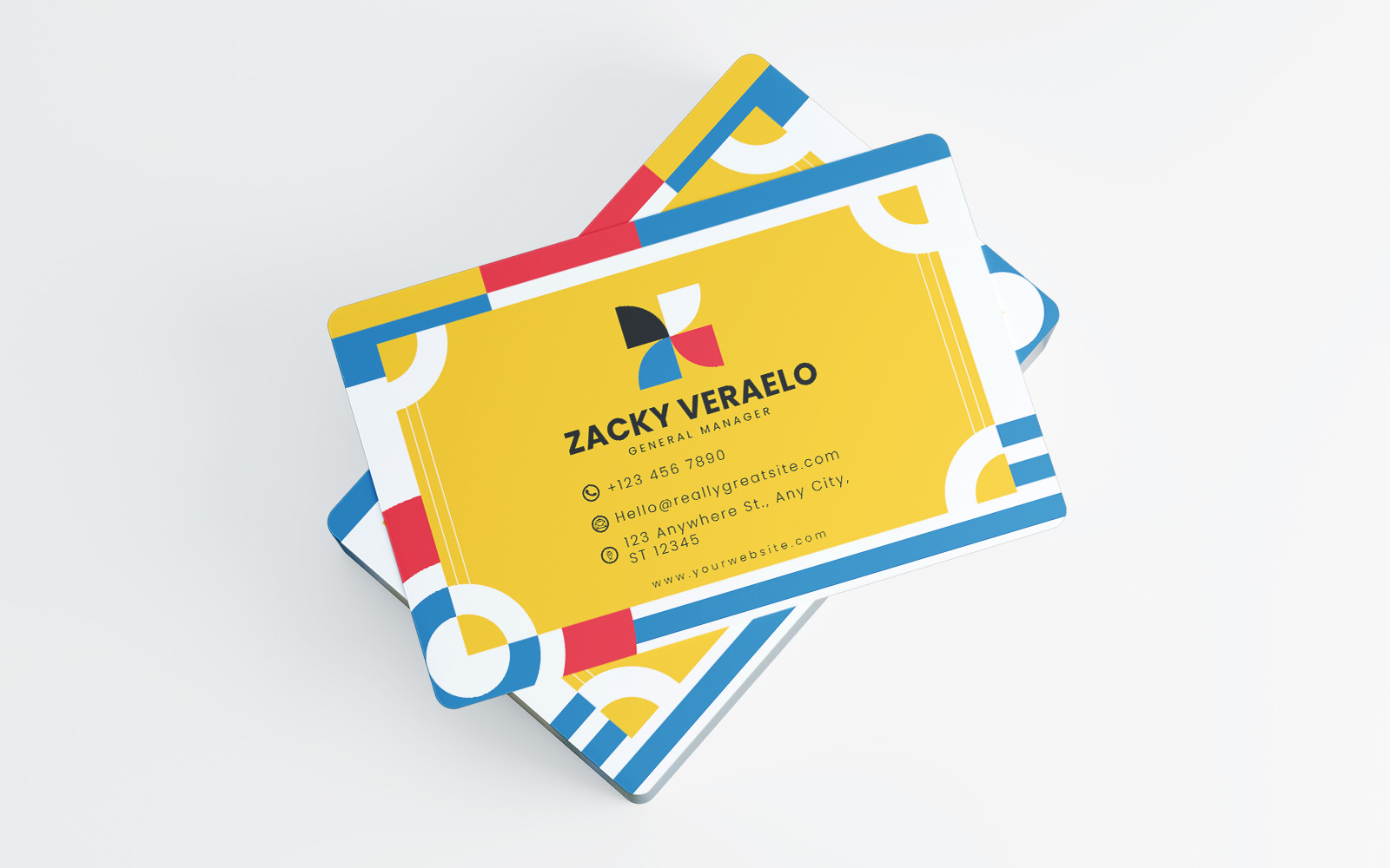 Business Card Design Style 5 #351376 - TemplateMonster