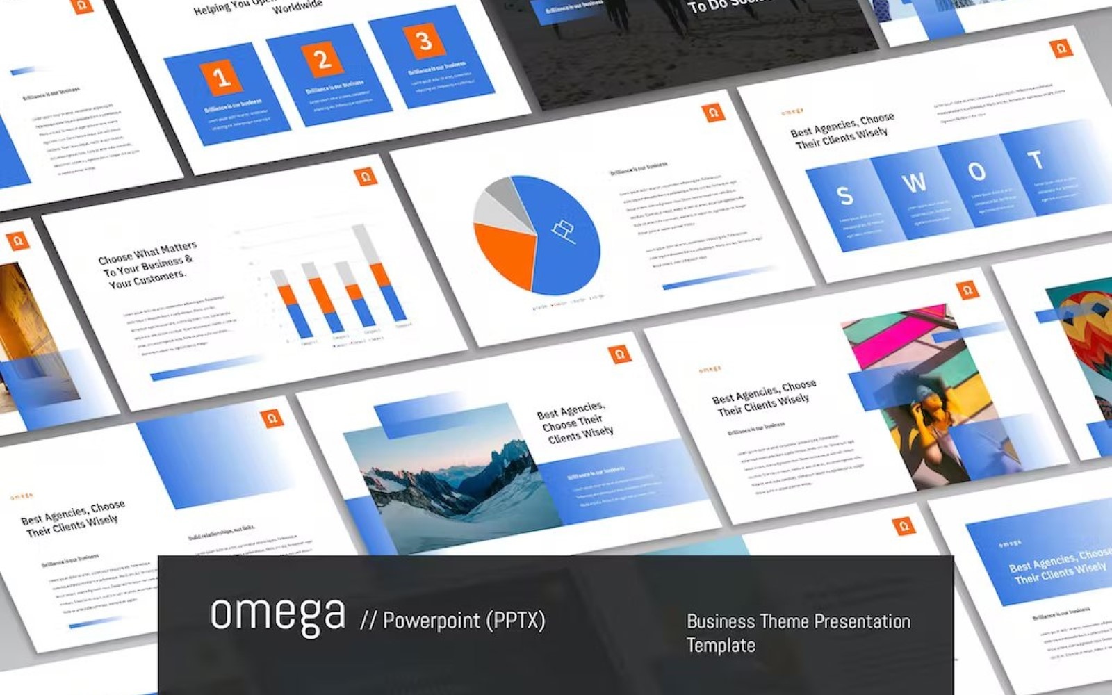 Omega - Corporate Theme Powerpoint Template - TemplateMonster