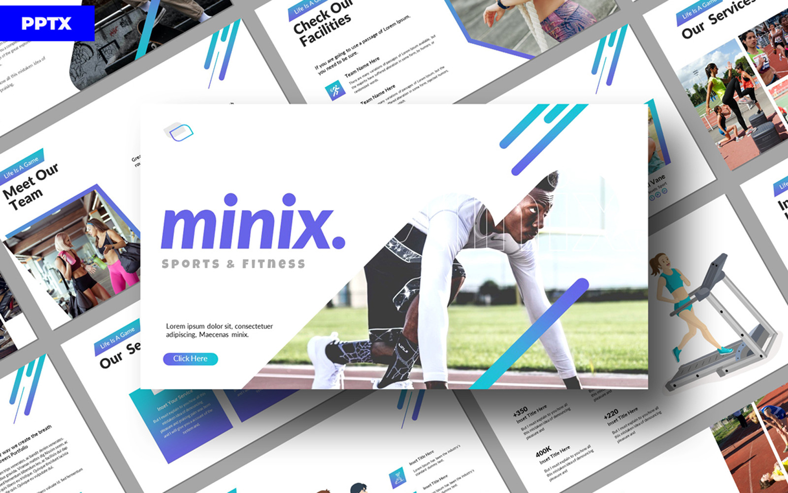Minix PowerPoint Presentation Template - TemplateMonster