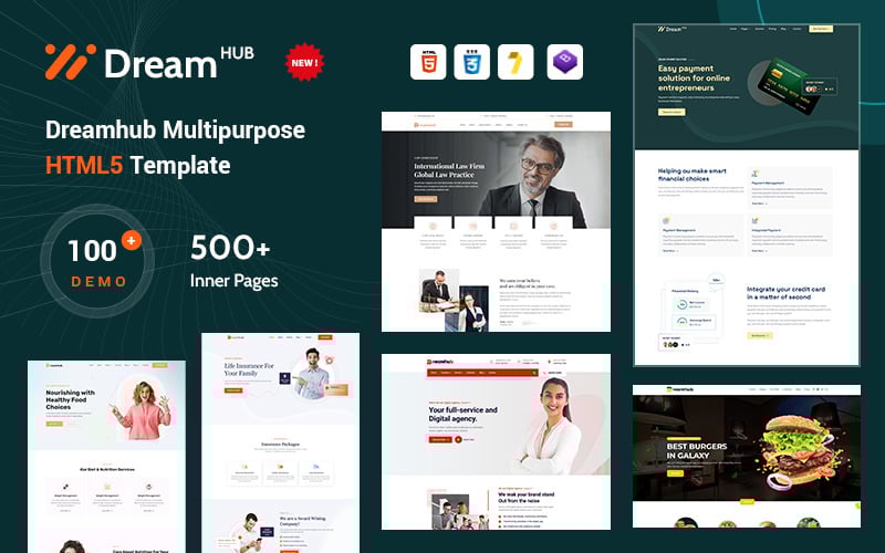 Dreamhub - The Biggest Multipurpose HTML5 Template