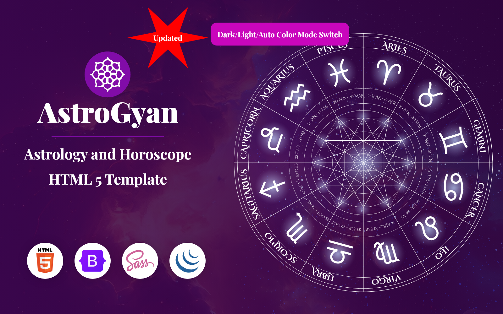 AstroGyan - Astrology and Horoscope HTML 5 Template