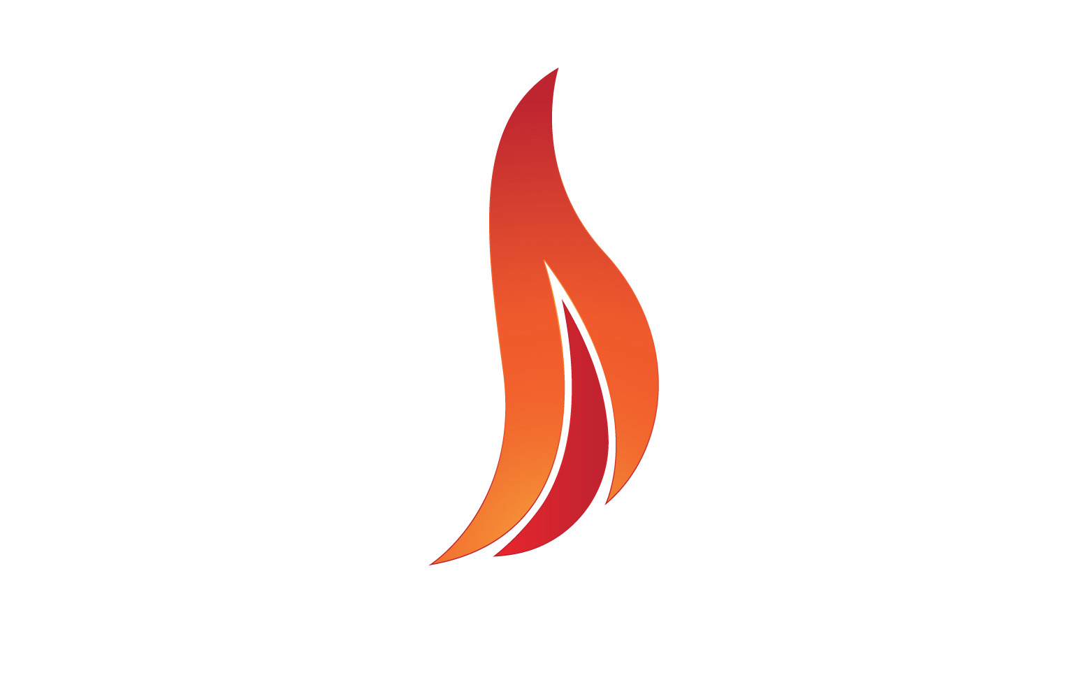 Burning fire flame hots logo icon v32 - TemplateMonster