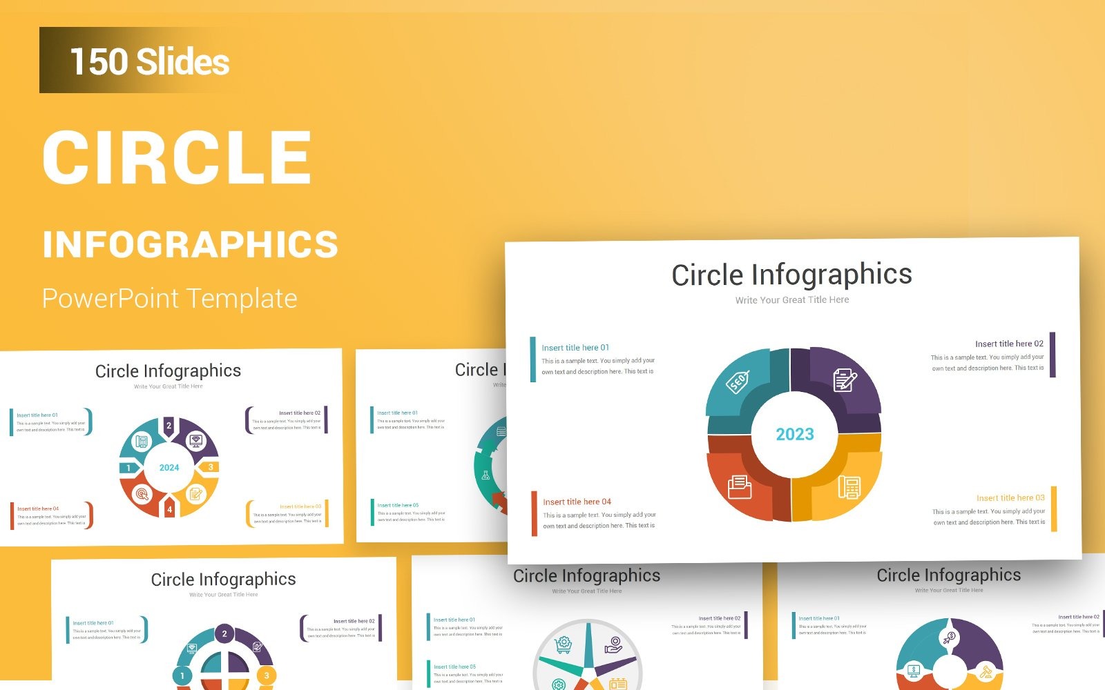 Circle - Infographic - PowerPoint Template - TemplateMonster